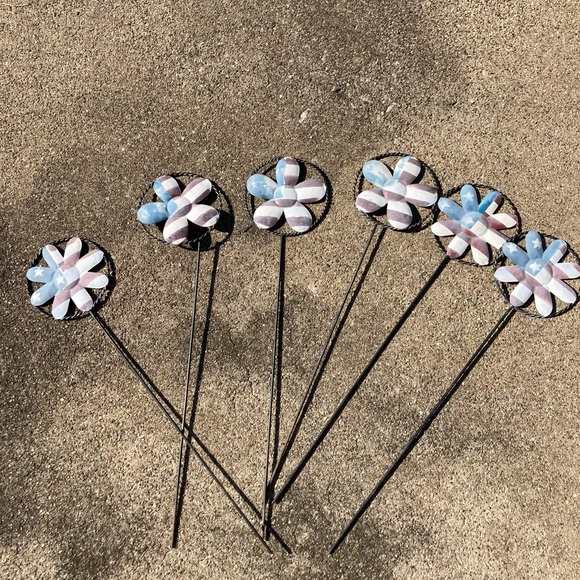 Accents | Six Beautiful Garden Decor Sticks | Poshmark